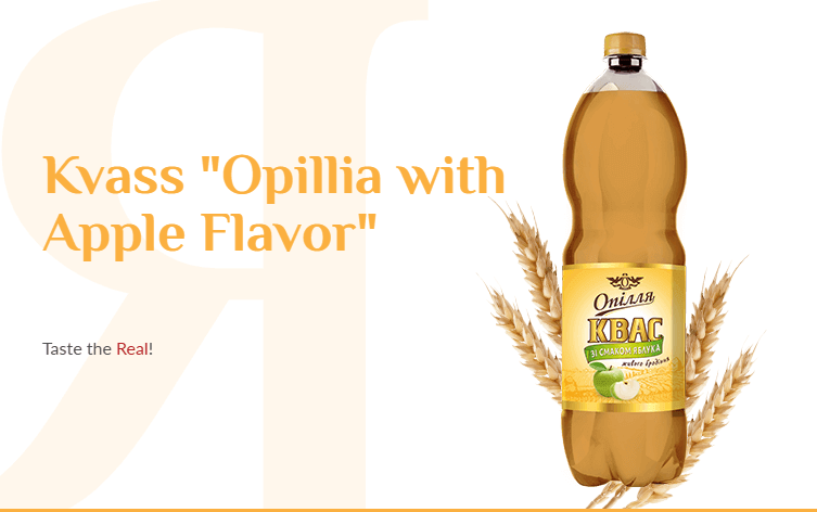 Kvass «Opillia with Apple Flavor» - Opillia